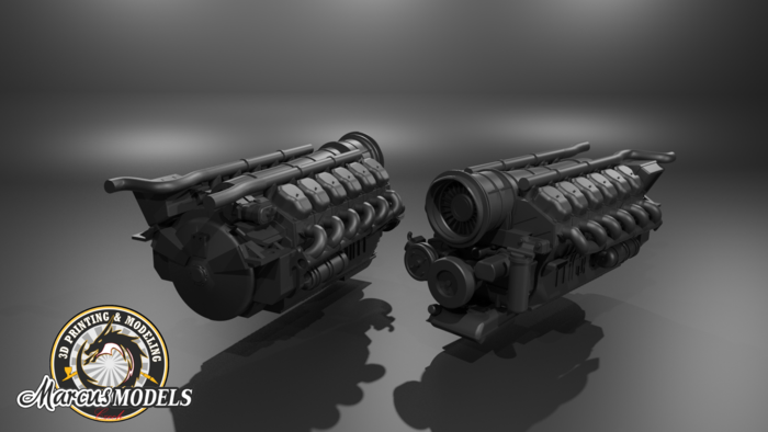 Motor Tatra V12 :: Marcus-models
