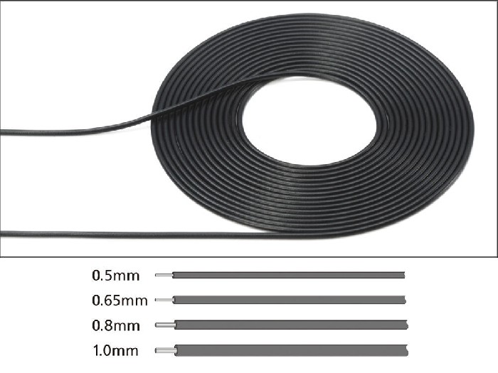 Cable 1mm Outer Diameter/Black :: Marcus-models